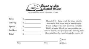 Design your own offering envelopes - FREE Templates - Ministry ...