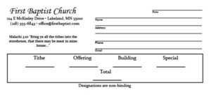 Design your own offering envelopes - FREE Templates - Ministry ...